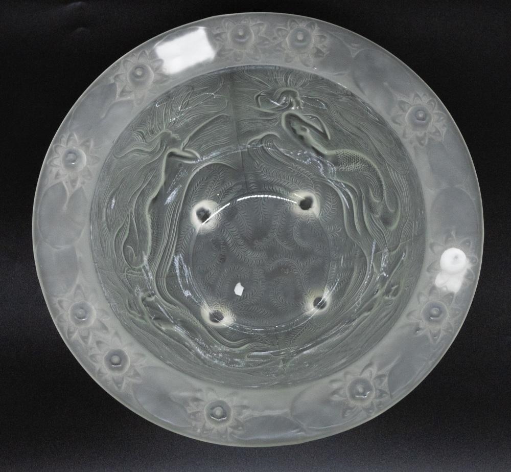 Josef Inwald | Large Joseph Inwald Barolac Czech art glass Mermaid bowl ...