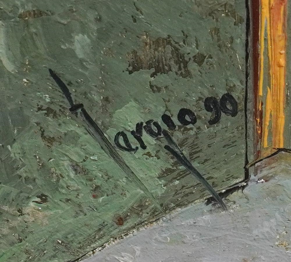 Sergio Santiago Almendares Rosales | Street Scene (1990) | MutualArt