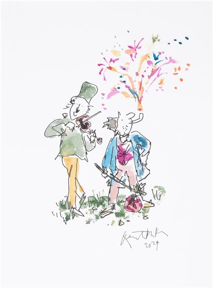 Quentin Blake | Patrick and the Tramp (2024) | MutualArt