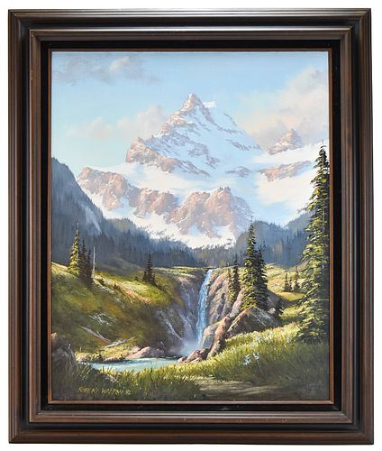 Robert Walton | ROBERT WALTON MT. REYNOLDS, CANADA OIL PAINTING (1982 ...