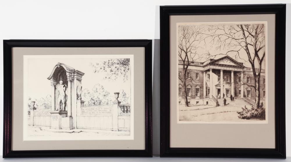 Leon Rene Pescheret | Four Chicago scenes, | MutualArt