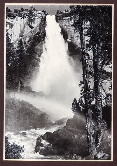 Ansel Adams | Nevada Fall, Yosemite National Park (Circa 1980) | MutualArt