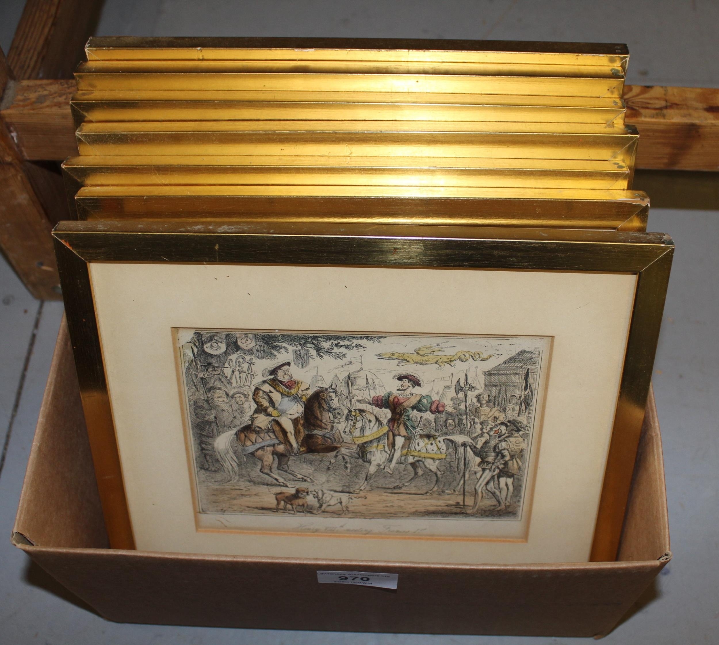 John Leech | Set of eight coloured engravings | MutualArt