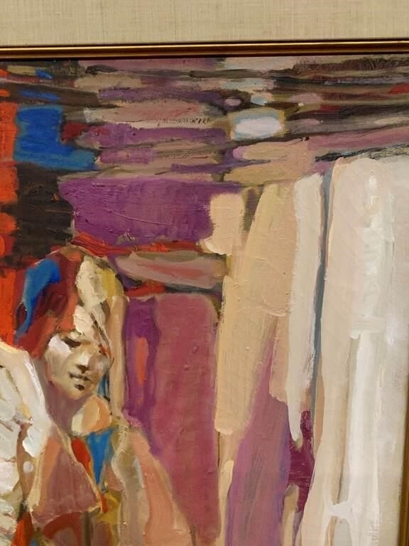 Irving Rosenzweig | Irving Rosenzweig Oil On Canvas, Abstract | MutualArt