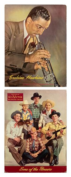 Albert Fisher | Pair of RCA Victor Recording Artists Posters / Erskine ...