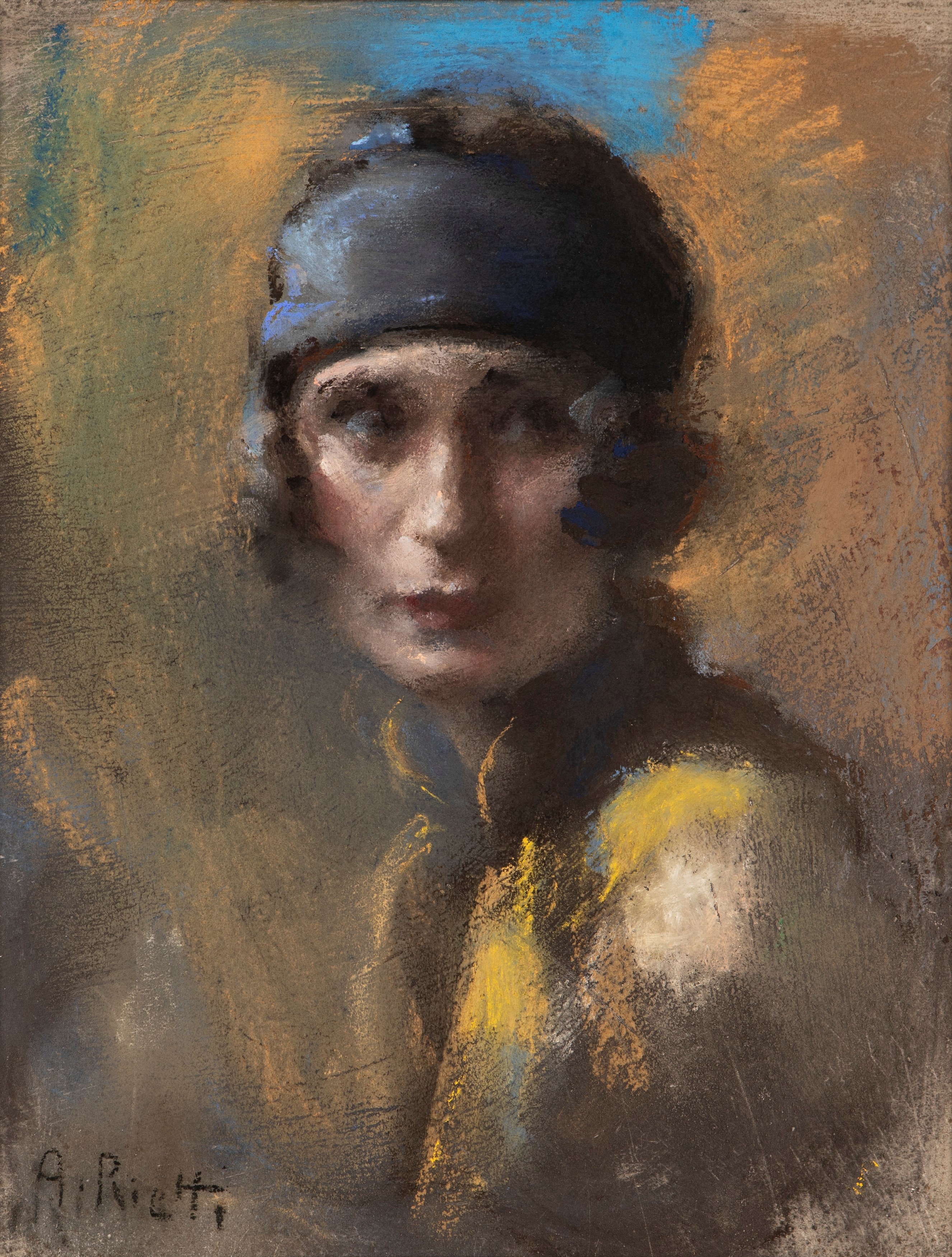 Arturo Rietti | Portrait of Nella Doria Cambon | MutualArt