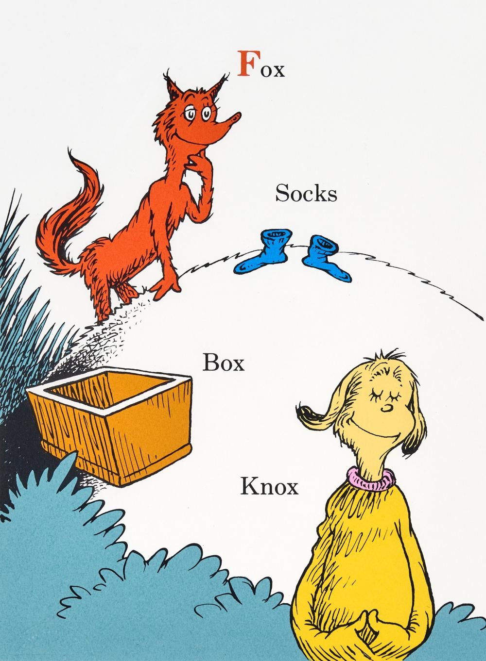 Dr. Seuss | Fox in Socks | MutualArt