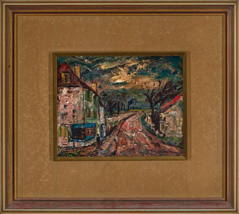 George Feather Lawrence | Village Scene (1901 - 1981) | MutualArt