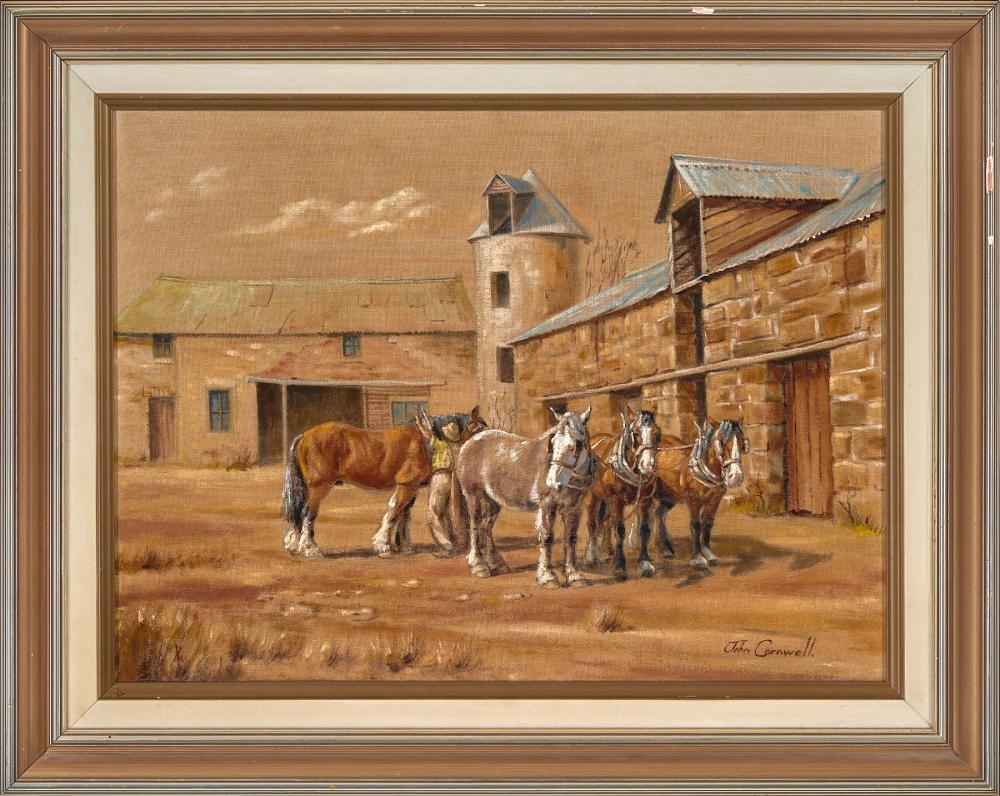 John Cornwell | Ted with the Team | MutualArt