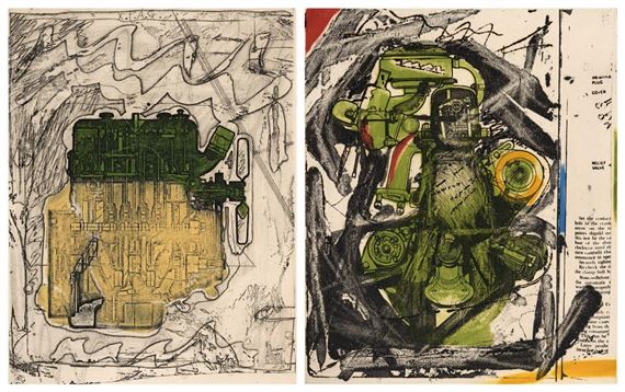 David Marsden | X-pag I & II, 1978 ( 2 works) (1949) | MutualArt