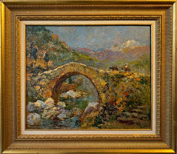 Charles Henri Dagnac-Riviere | Genoese bridge on the Asco (1933 ...