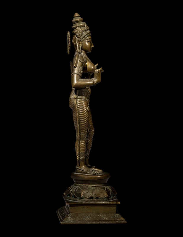 Indian School, 20th Century | An Indian Bronze Figure of Parvati (19th ...