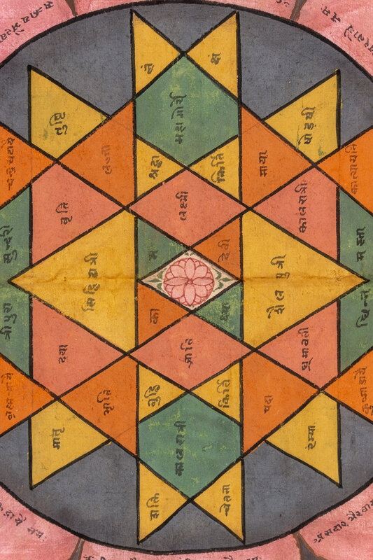 Indian School, 19th Century | An Indian Painting of a Jain Cosmological ...