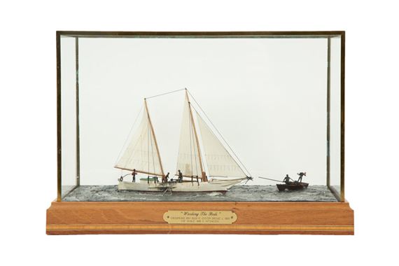 William E. Hitchcock | A Cased Marine Model Diorama by William ...