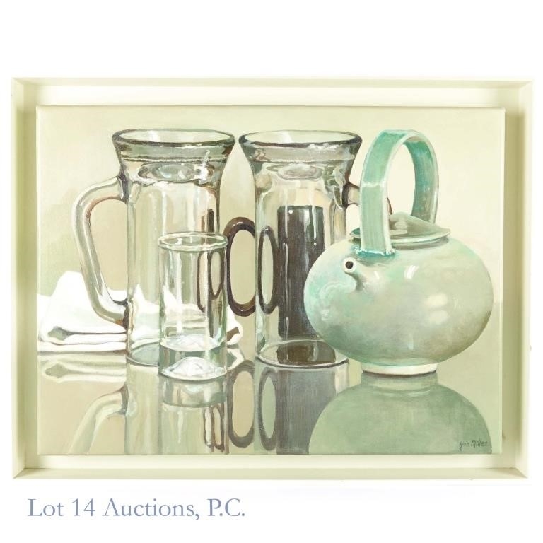 Jan Miller | Jan Miller Sgd. Still Life Oil Paintings (2 | MutualArt