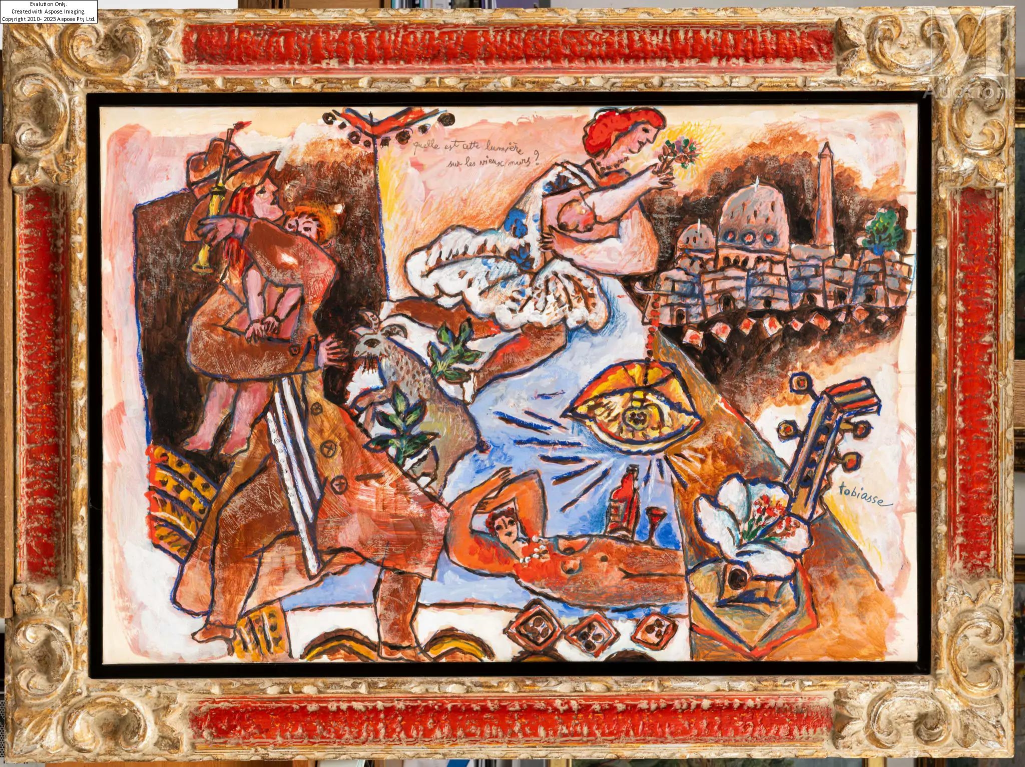 Théo Tobiasse | Quelle est cette lumière sur les vieux murs (1927) | MutualArt