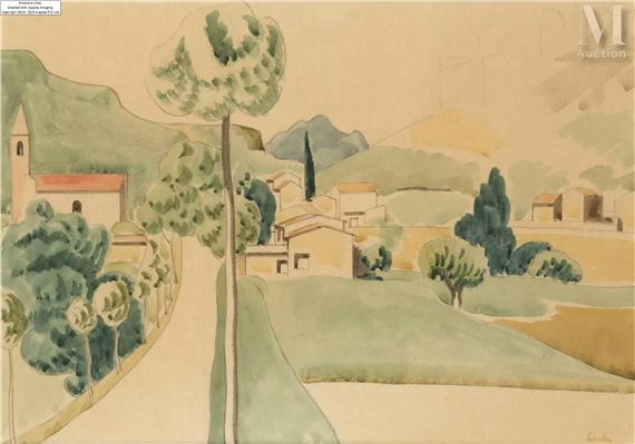 Auguste Herbin | Azalées | MutualArt