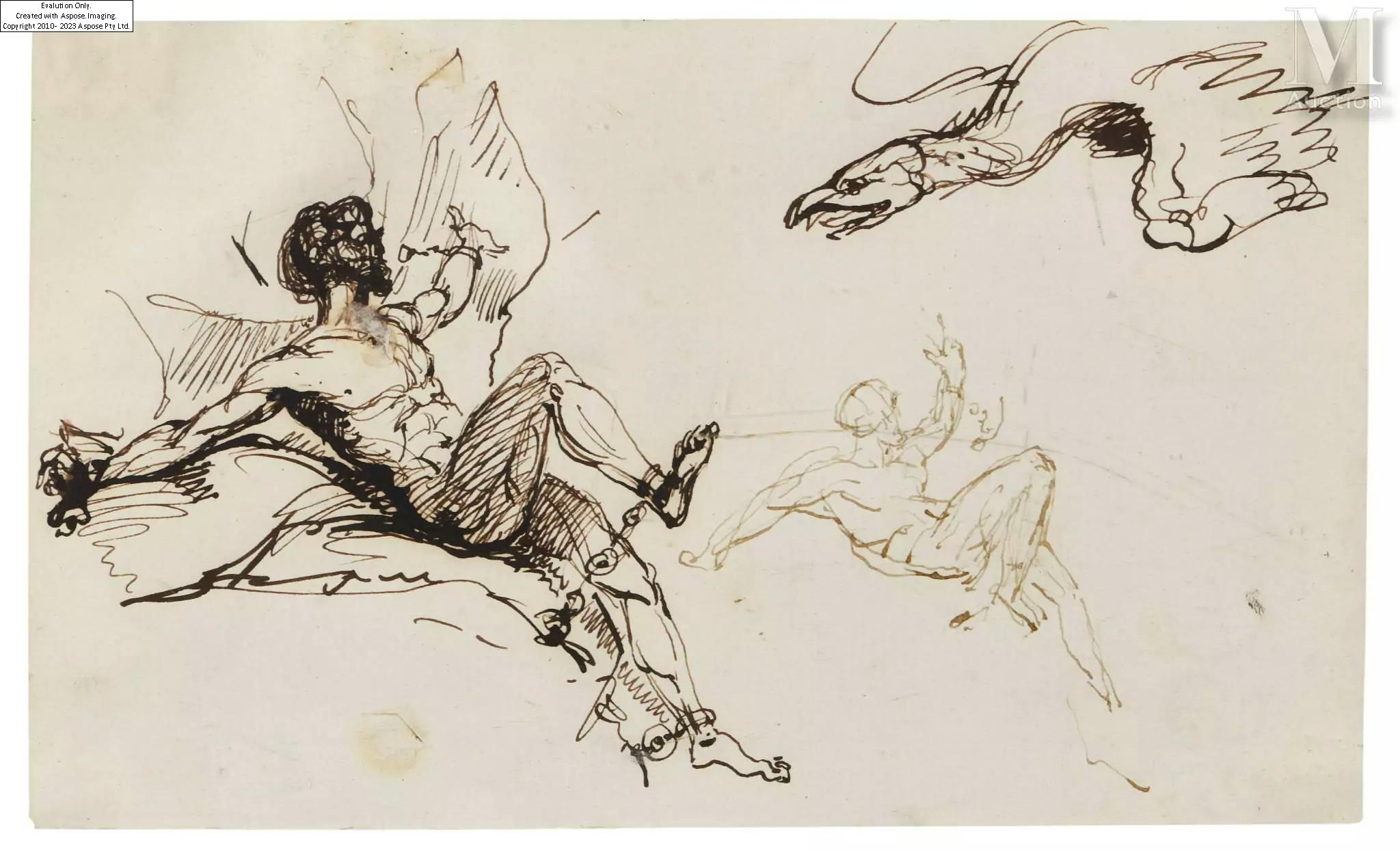 Jules-Elie Delaunay | Portrait de dame (1875) | MutualArt