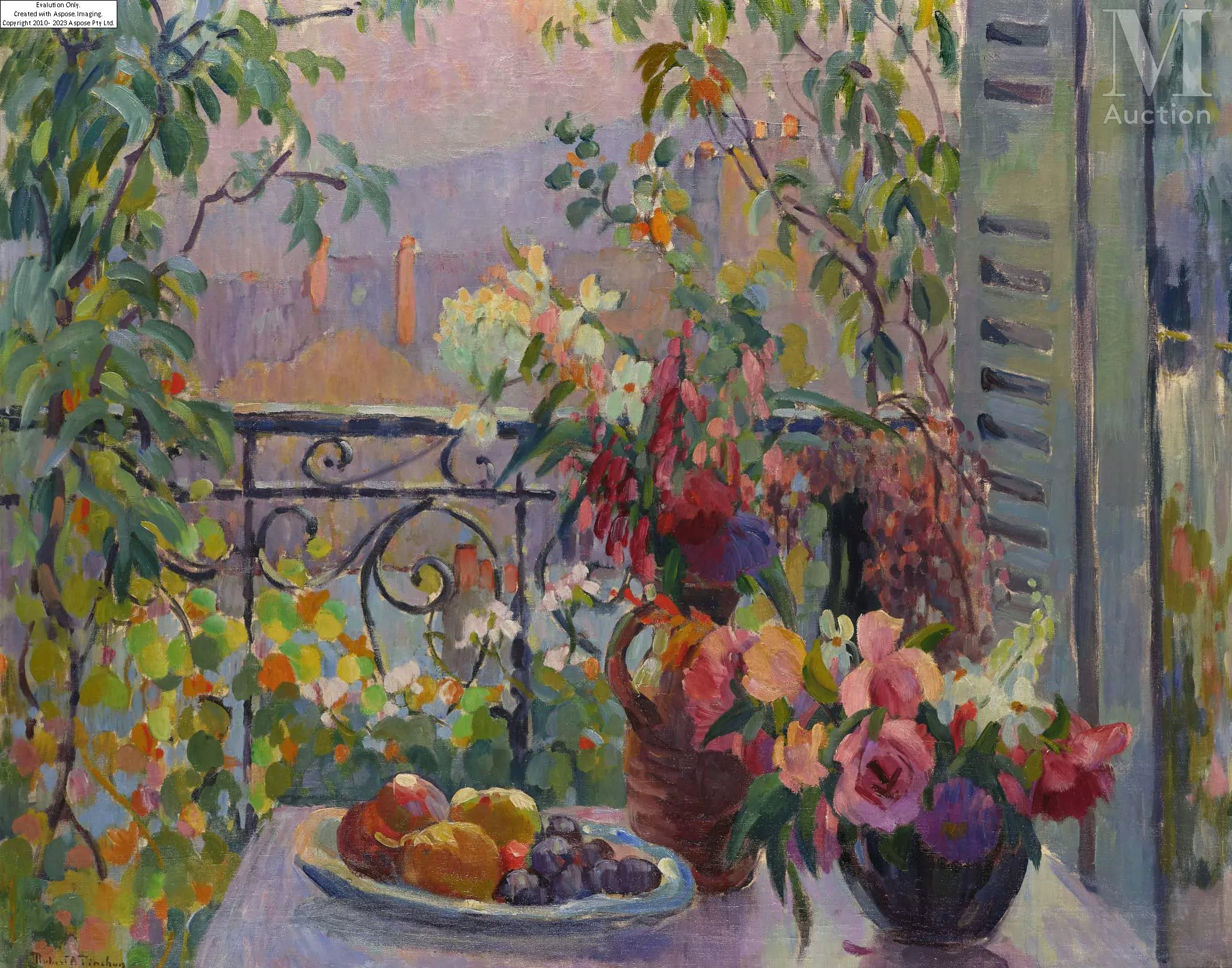 Robert Antoine Pinchon | Vue du balcon | MutualArt