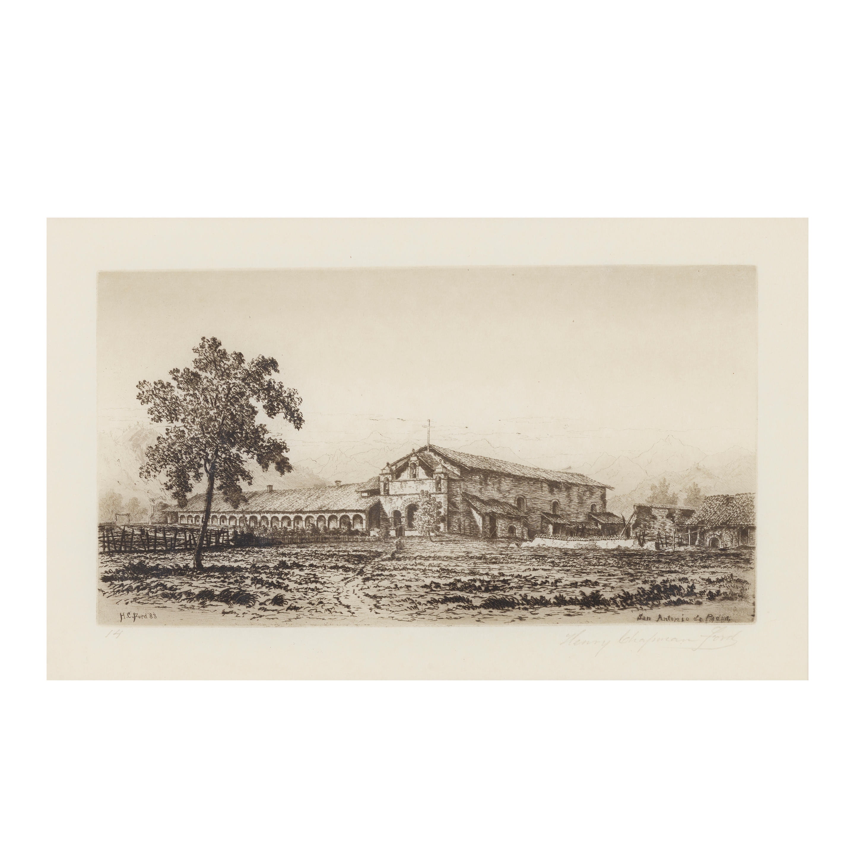 Henry Chapman Ford | Etchings of the Franciscan Missions of California ...