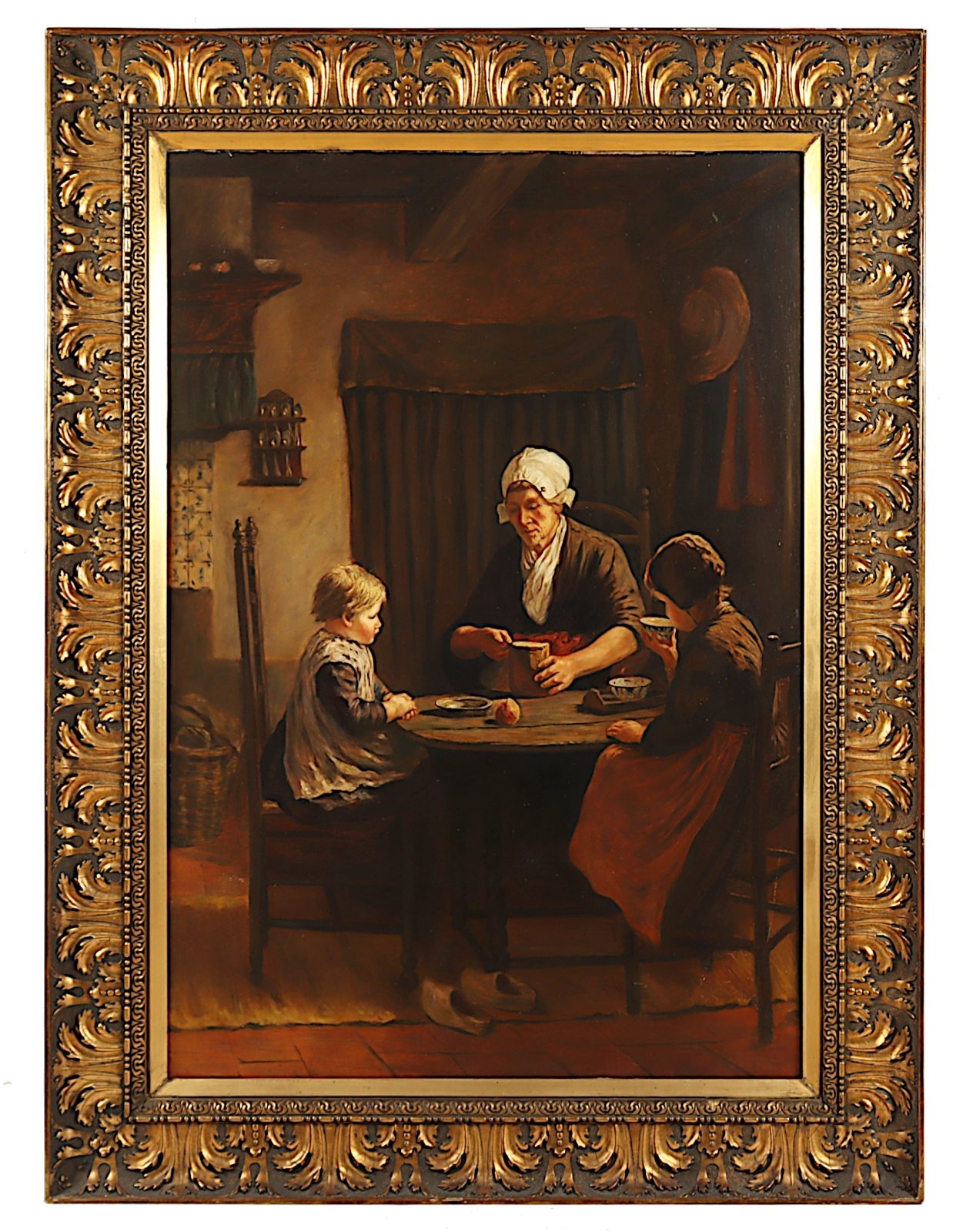 David Adolph Constant Artz | Preparing for School (1874) | MutualArt