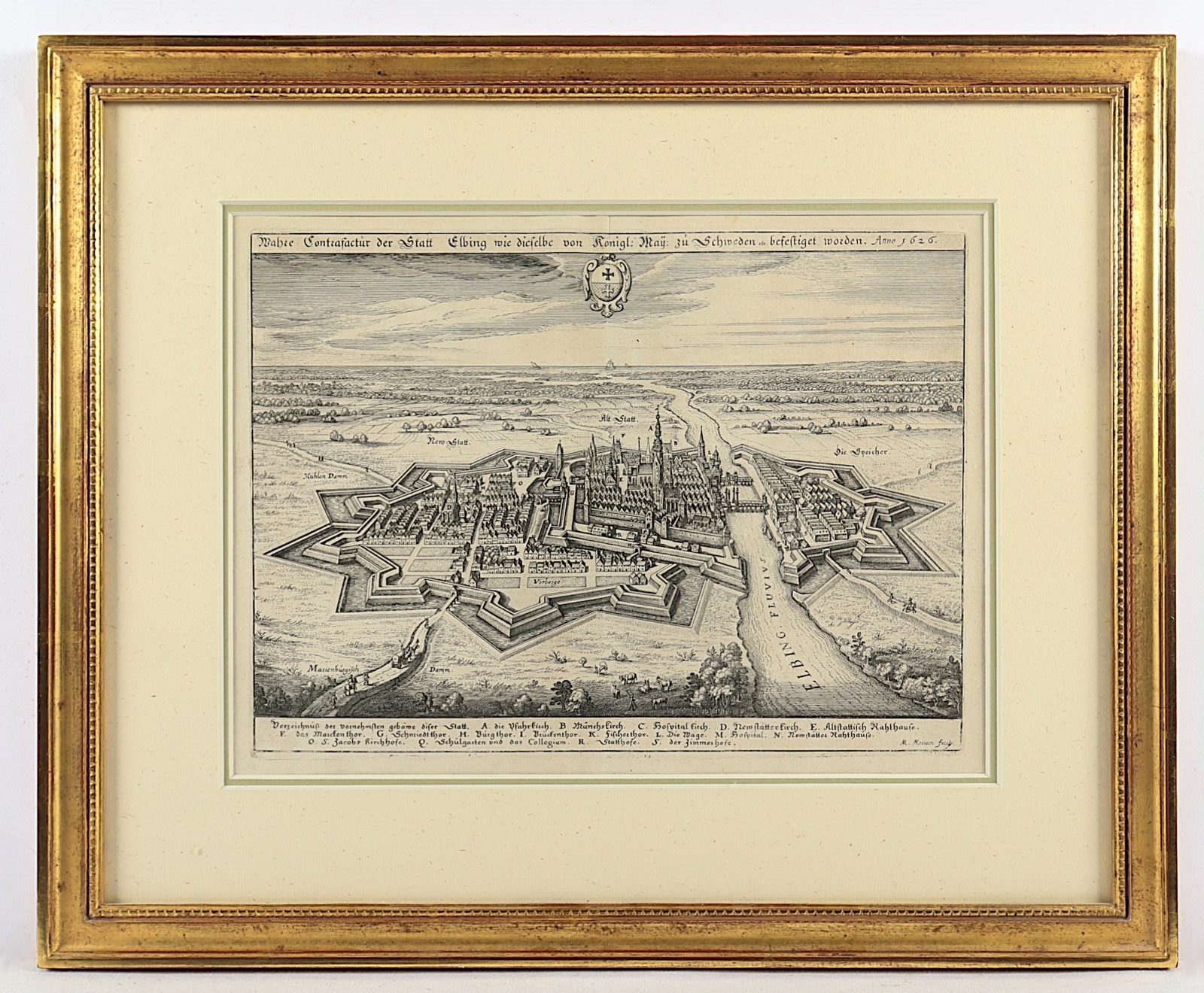Matthäus Merian the Elder | Elbing Befestigung (Circa 1626) | MutualArt