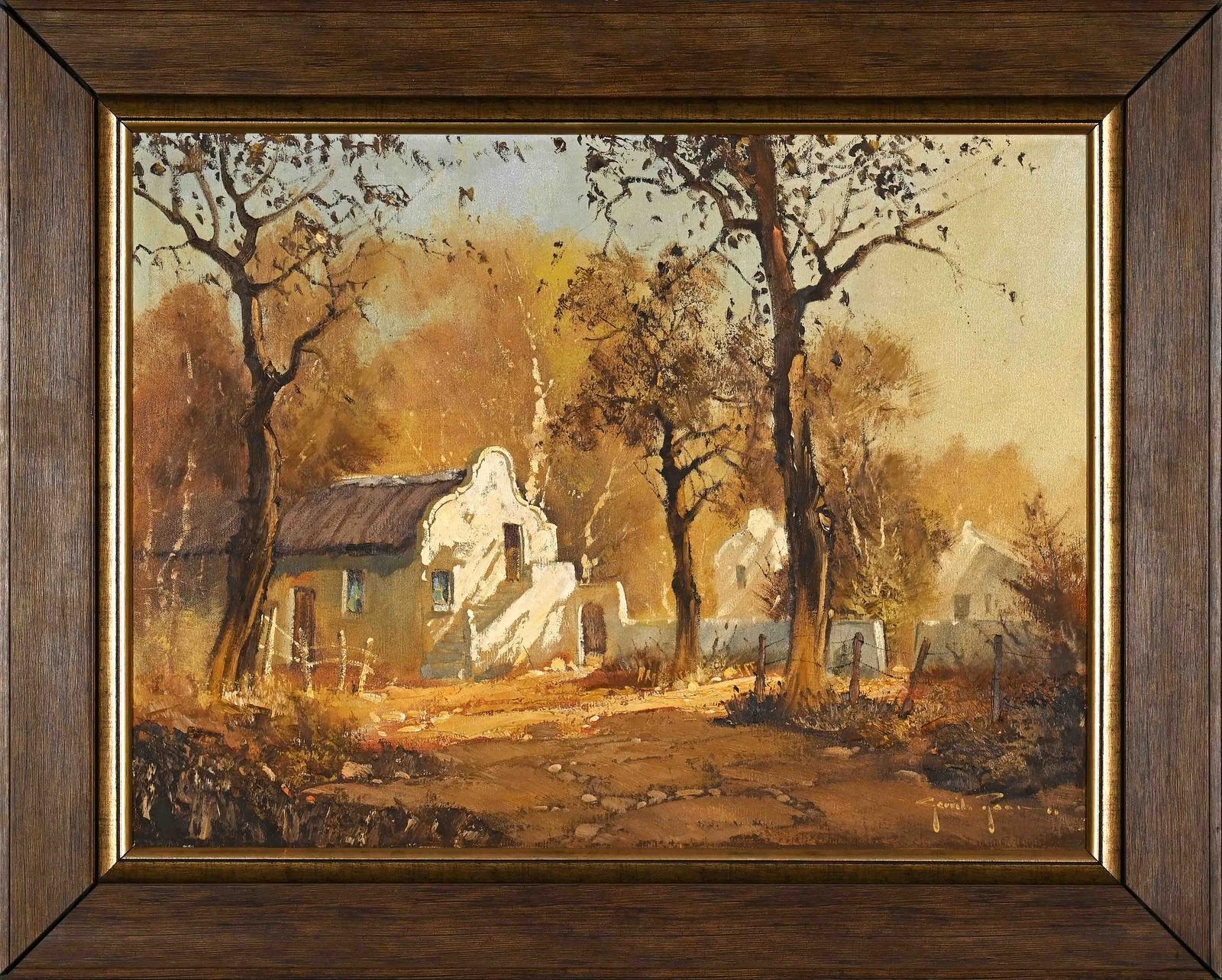 Gerrit Roon | Homestead under Blue Gum Trees | MutualArt