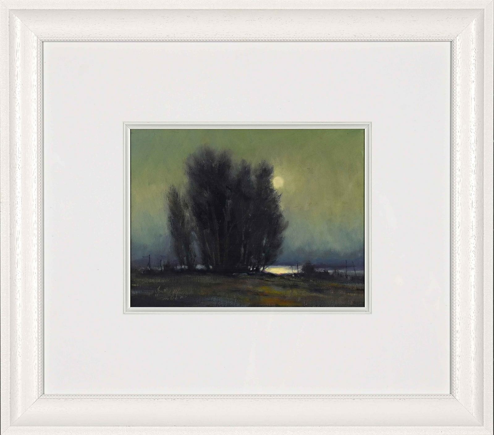 Ignatius Marx | Large Trees with Full Moon | MutualArt