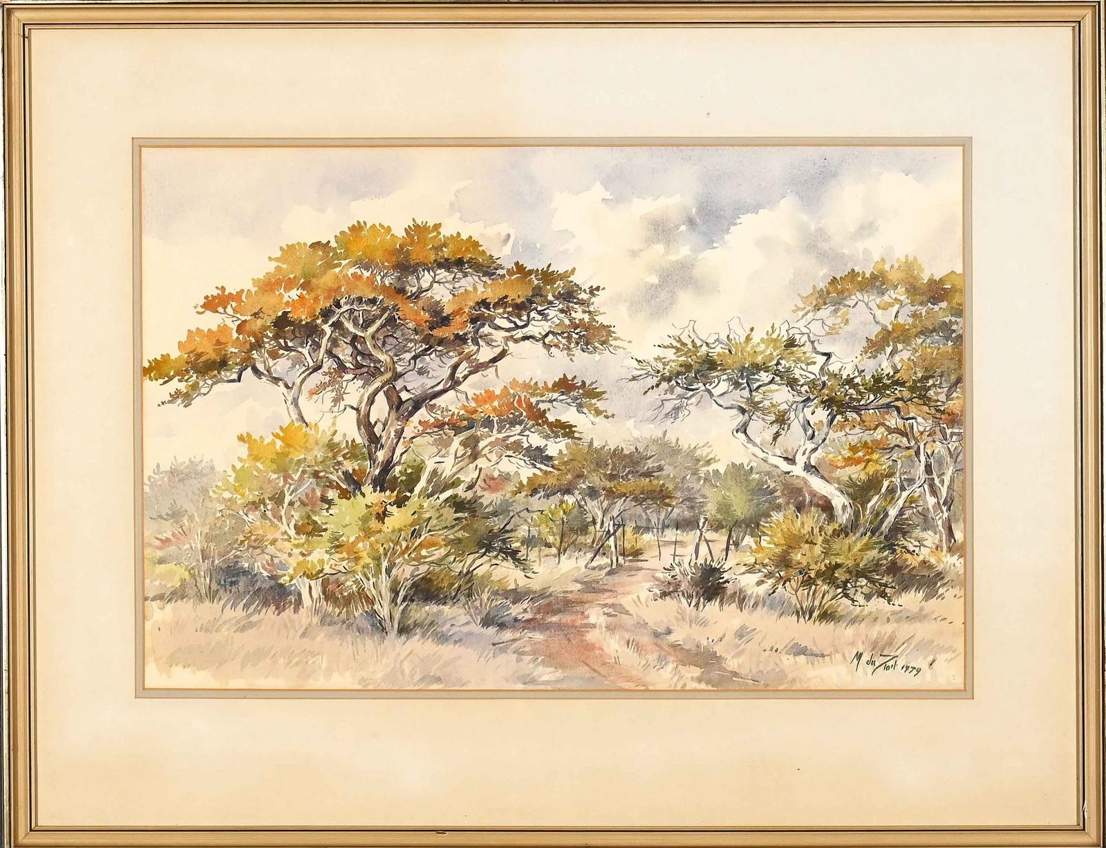 Michael Du Toit | Road Through the Bushveld (1979) | MutualArt