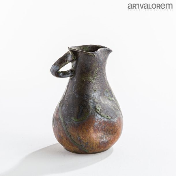 Théo‏ Perrot | PERROT Théo (1856-1942) Deformed pitcher with twisted ...