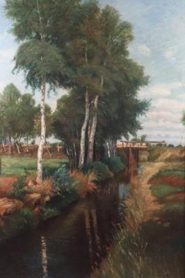 Hugo Darnaut | Scene in the Park of Plankenberg, Castle | MutualArt