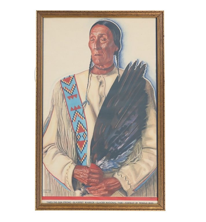 Winold Reiss | Blackfeet Elder | MutualArt