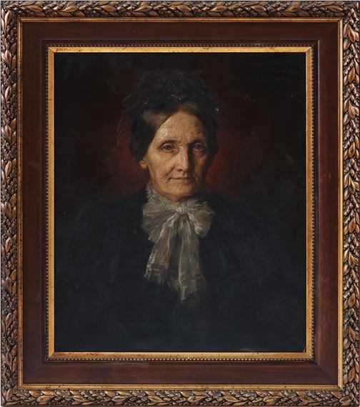 Georg Papperitz | Portrait of Freiin Olga Charlotte Emma Wilhelmine ...