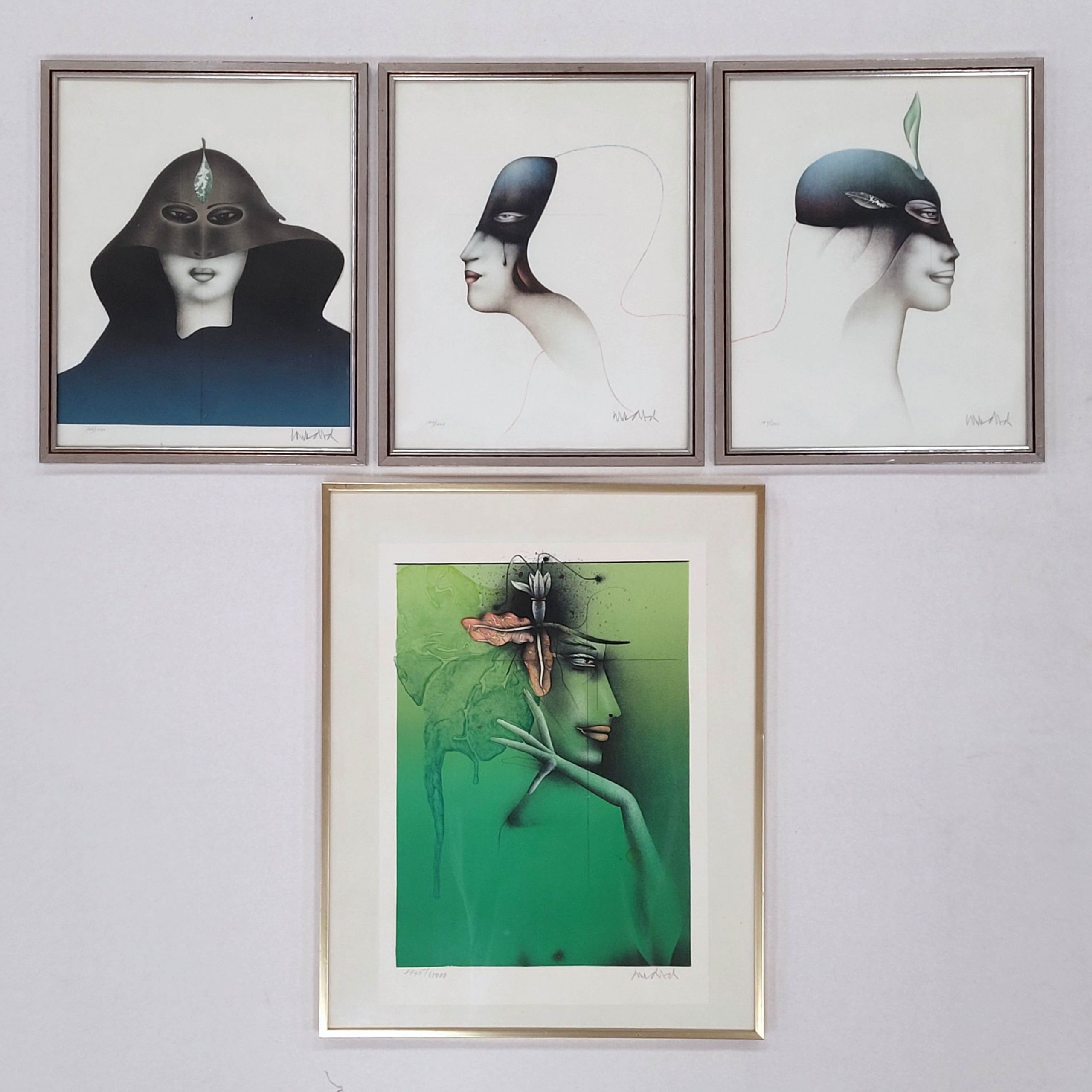 Paul Wunderlich | Diane, Beatrice und Heloise (1982) | MutualArt