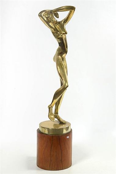 Alfred Liyolo | Nu féminin debout (1981) | MutualArt