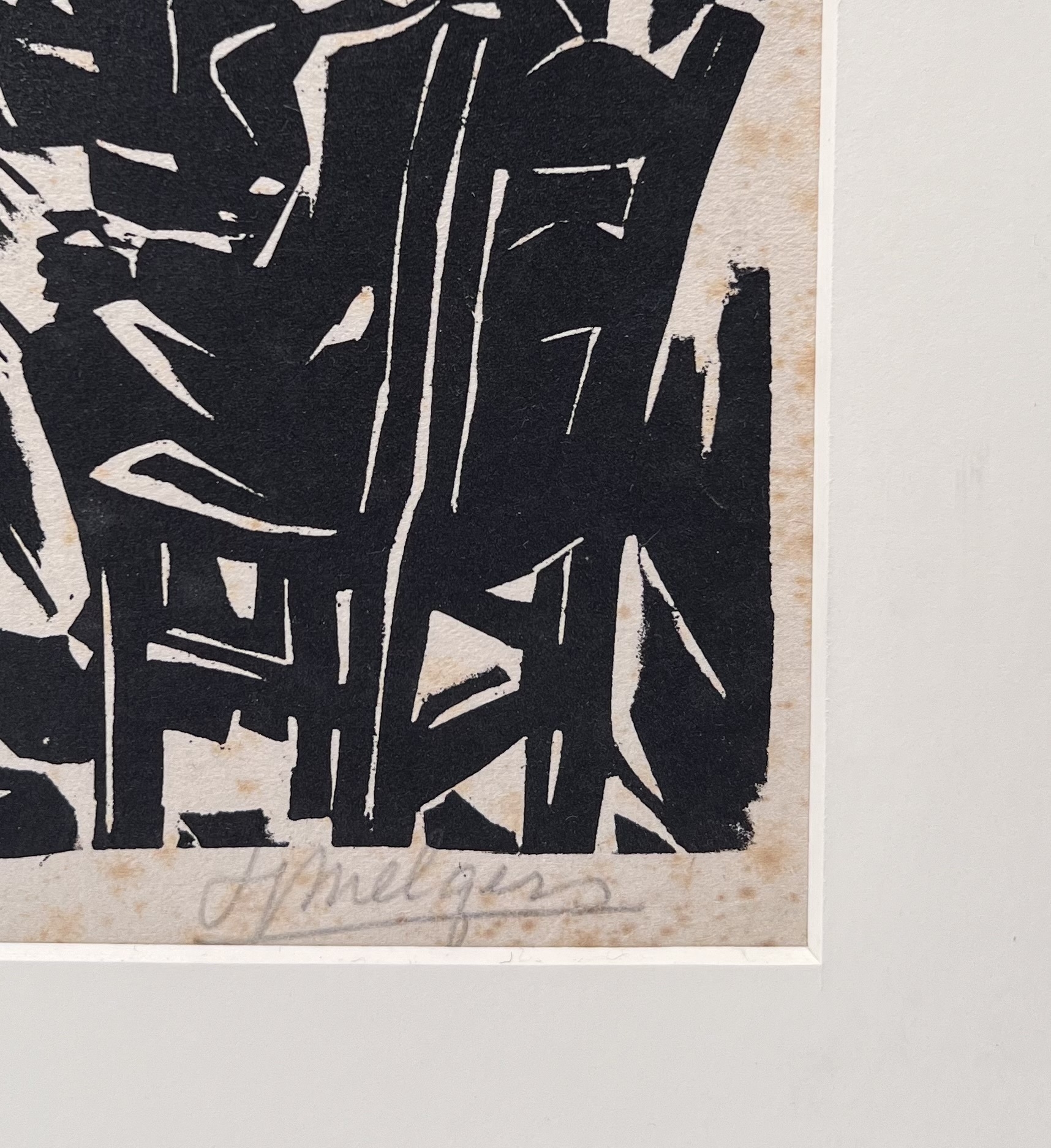 Henk Melgers | Houtsnede getiteld “Boerensterfkamer” door Hendrik Johan ...