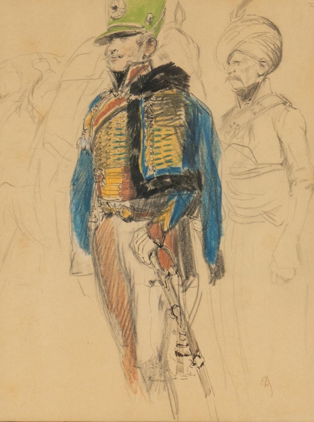 Édouard Jean Baptiste Detaille | “Colonel Lepic at Eylau with ...