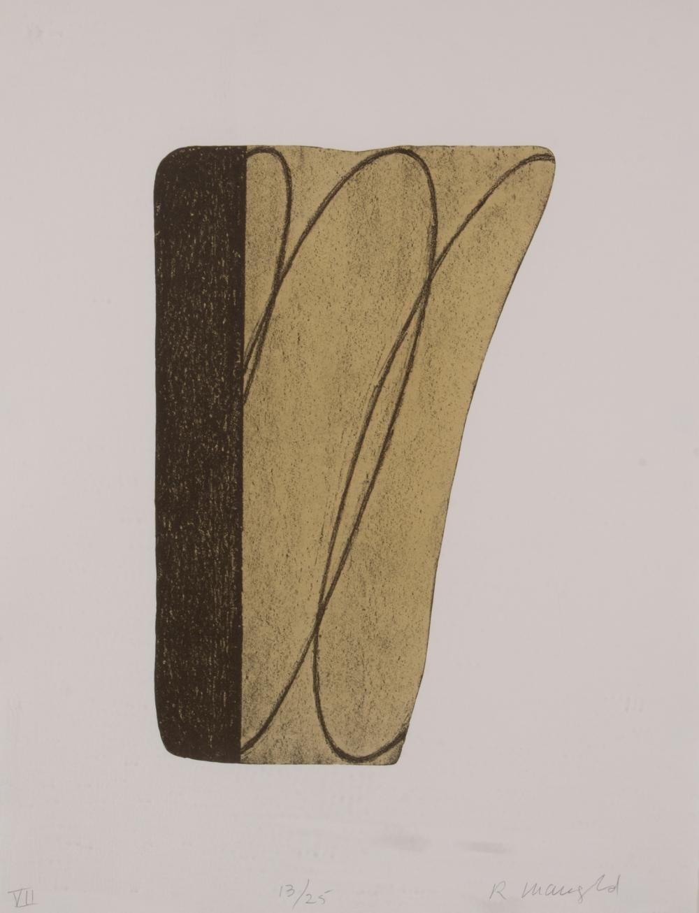 Robert Mangold | THREE COLOR + PAINTING WITH BLACK (1984) | MutualArt