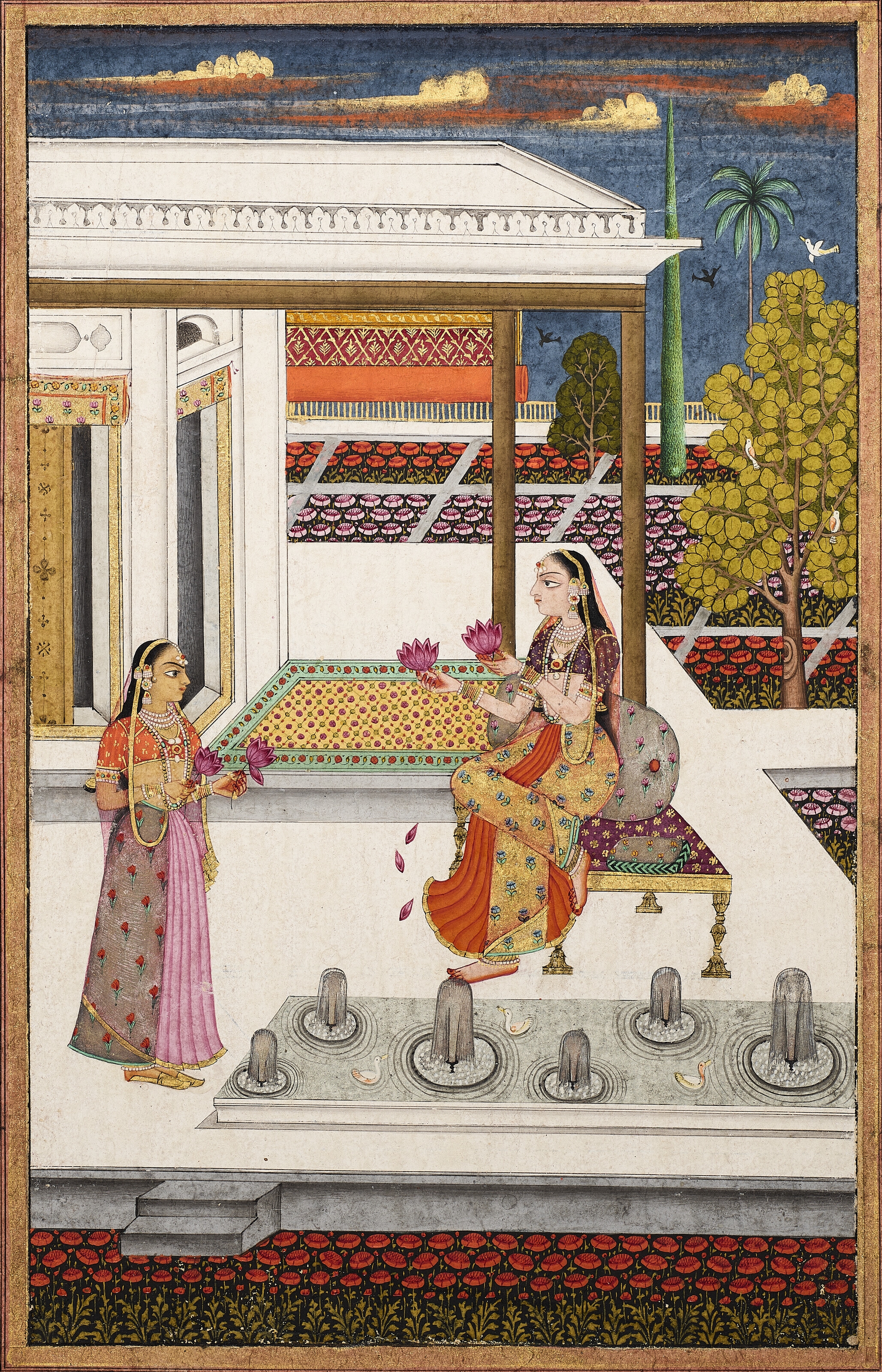 Deccan 18th Century | A PAINTING FROM A RAGAMALA SERIES: MALASRI RAGINI ...