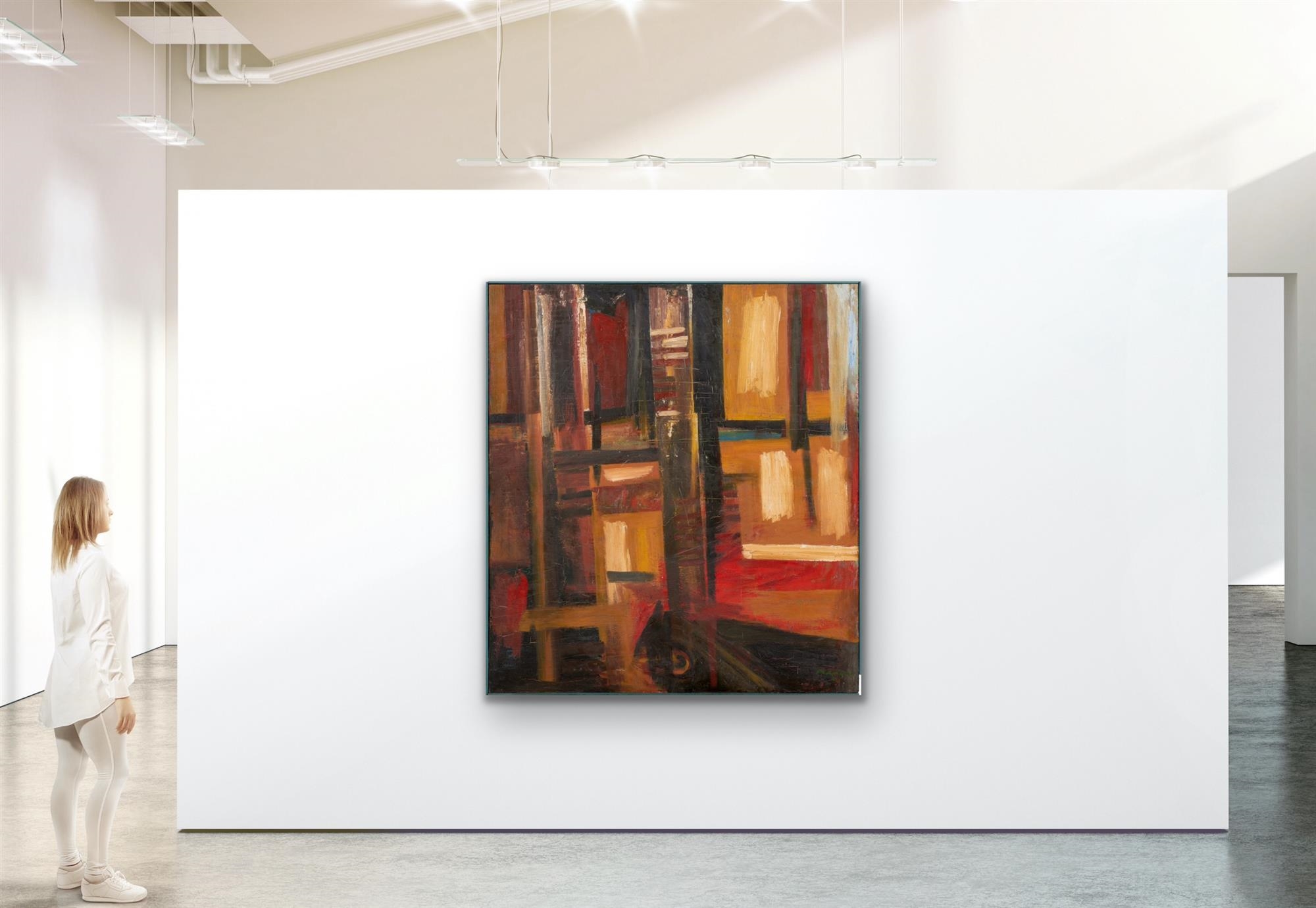 Jon Molvig | Construction Industrial 1960 (1960) | MutualArt