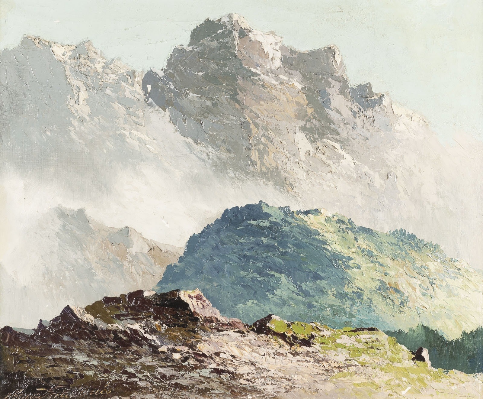 Georg Arnold-Graboné | MOUNTAIN LANDSCAPE | MutualArt