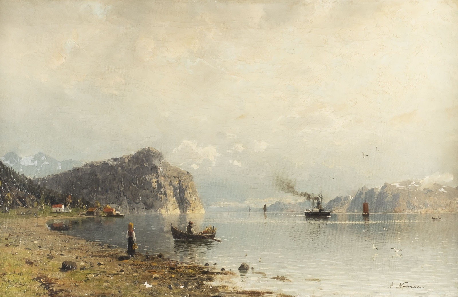 Eilert Adelsteen Normann | Section on the Coast | MutualArt