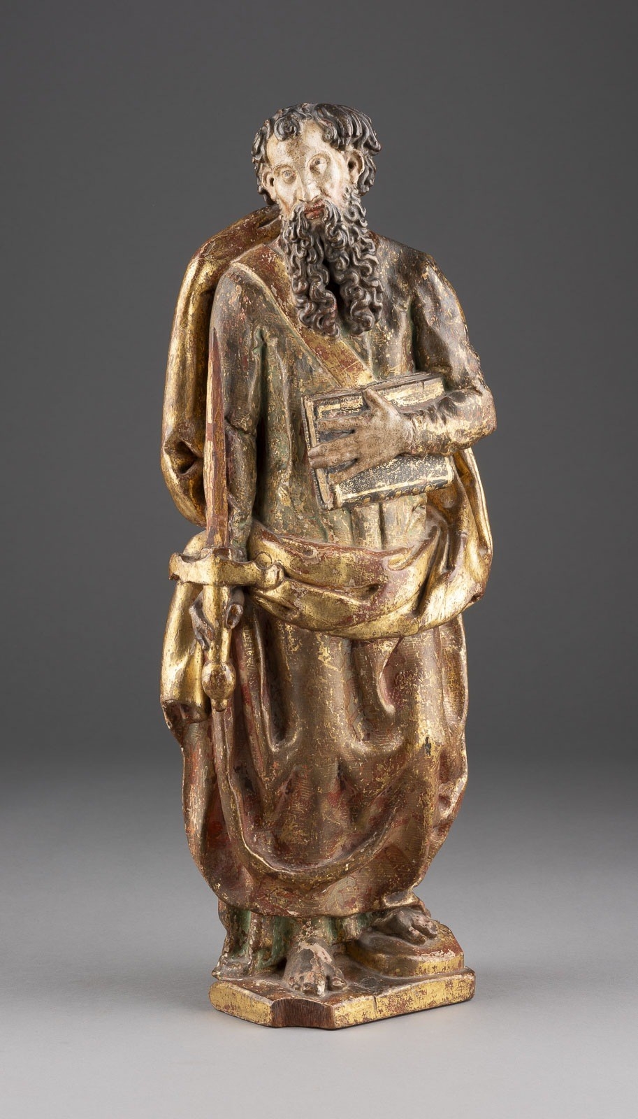 Rhenish School, 17th century | SAINT PETRUS WITH SWORD AND GOSPEL ...