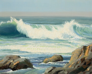 Wilson Hurley | Field Study: Monterey Surf with Fogbank (1984) | MutualArt