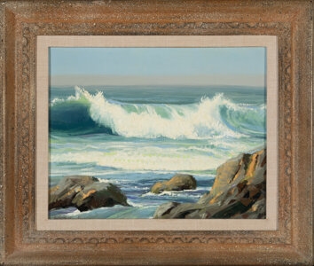 Wilson Hurley | Field Study: Monterey Surf with Fogbank (1984) | MutualArt
