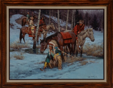 Gary Niblett | Trails of the Blackfeet | MutualArt