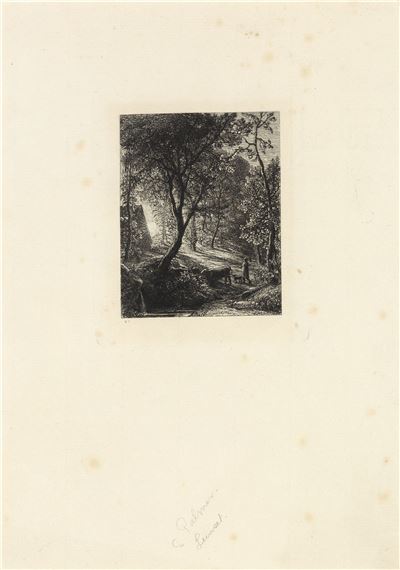 Samuel Palmer | The Sleeping Sheppard - Early Morning (1854 - 1857 ...
