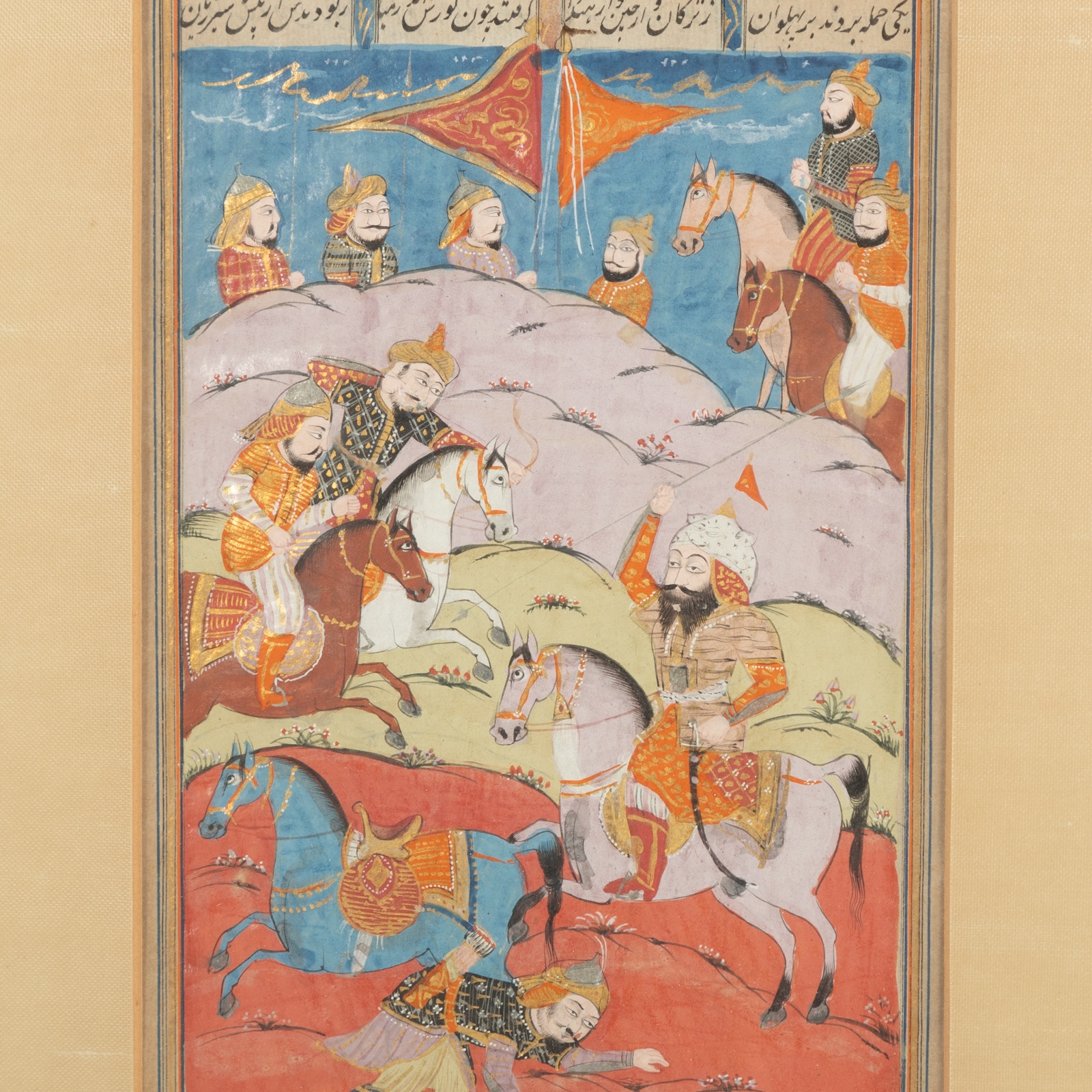 Mughal School, 19th Century | A Mughal Illustrated Manuscript Leaf ...