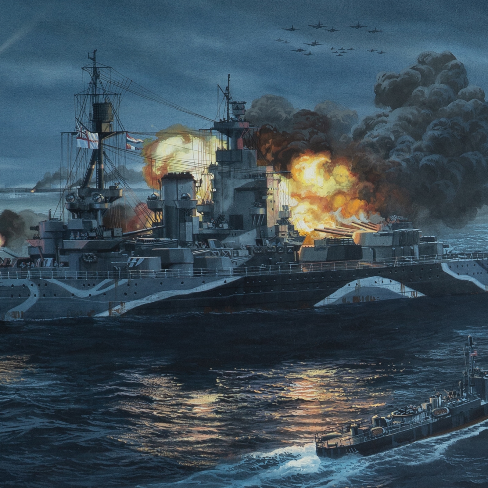 Tom Freeman | British Dreadnought in Action (1992) | MutualArt