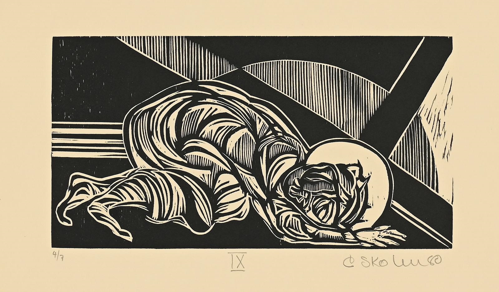 Cecil Skotnes | Stations of the Cross IX (1980) | MutualArt